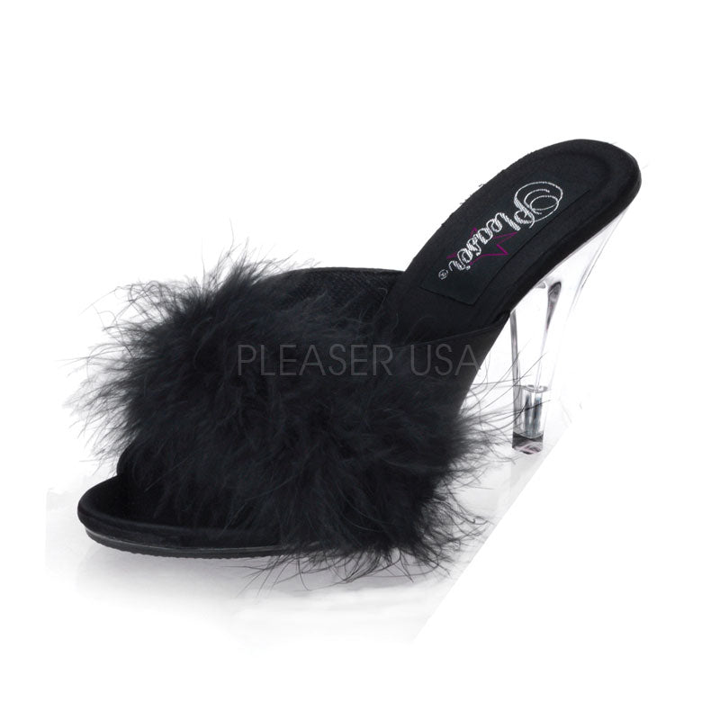 4 Heel, 1/8 PF Marabou Slide CAR401/B/SAT/F/CLR CARESS401F – Pole ...